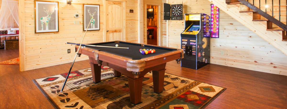 Rentals With Game Rooms | Greybeard Rentals